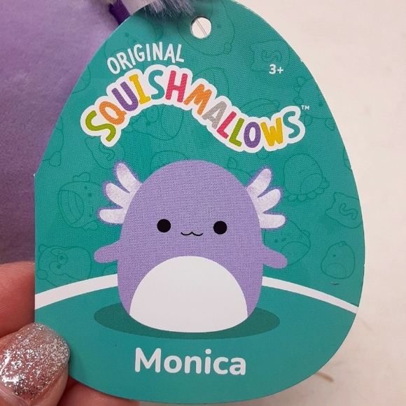 Squishmallows | Other | Monica The Purple Axolotl Squishmallow 7 In | Poshmark